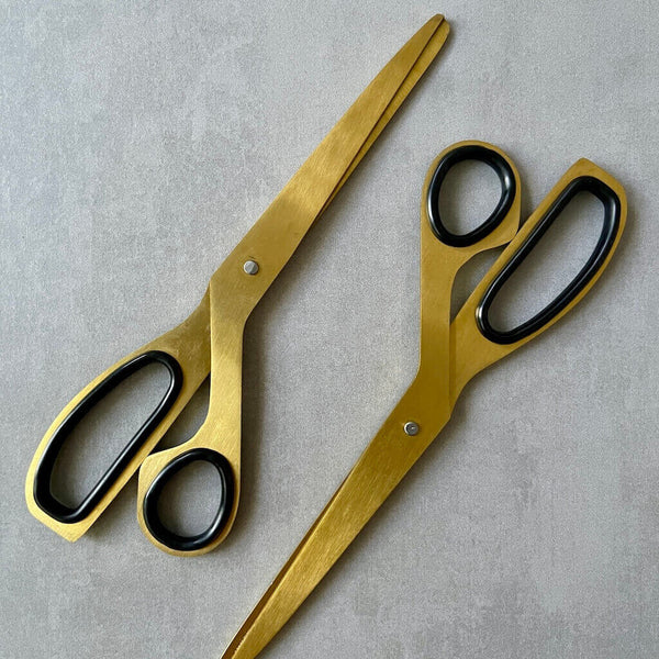 Gold Modern Desk Scissors - Trixie & Jax Paper Company