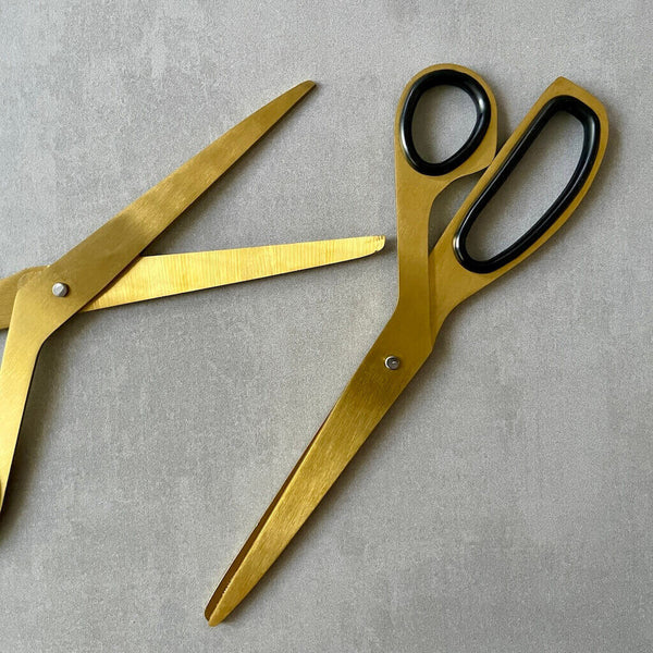 Gold Modern Desk Scissors - Trixie & Jax Paper Company